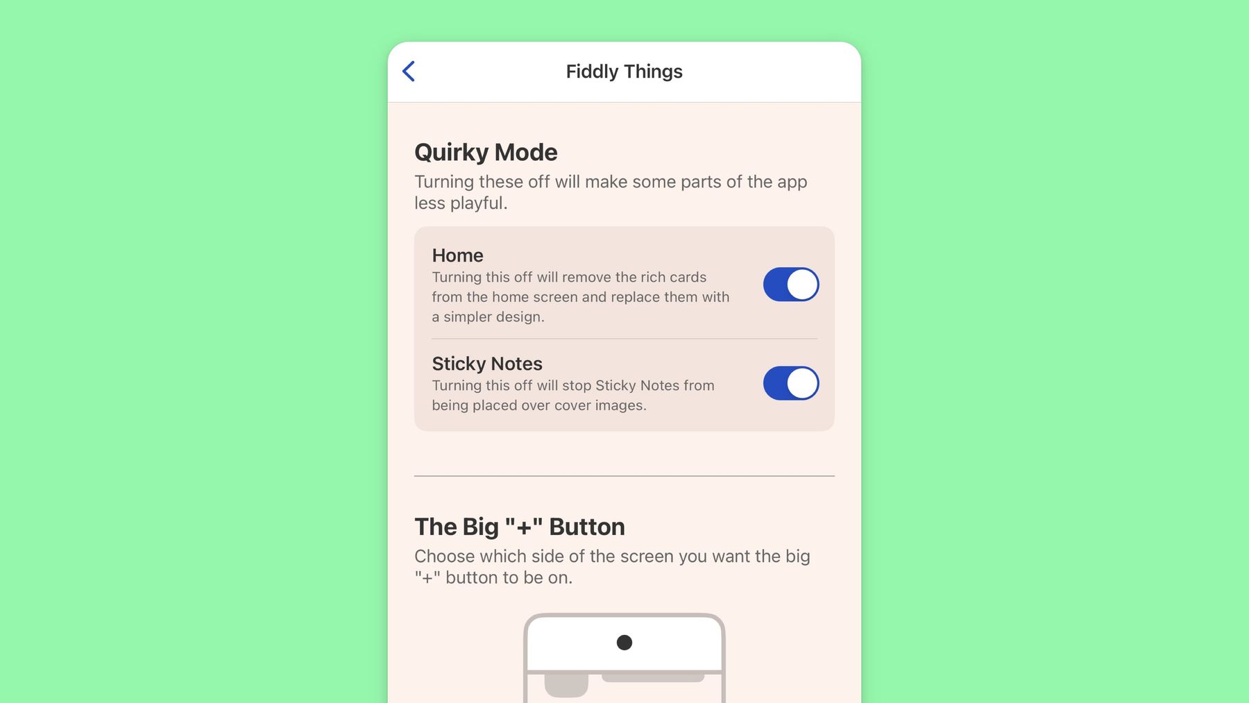 Fiddly Things - Sofa